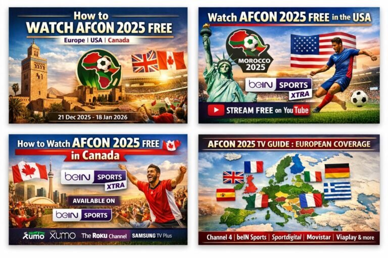 How to Watch AFCON 2025 Free in Europe, USA & Canada - soccervar.com